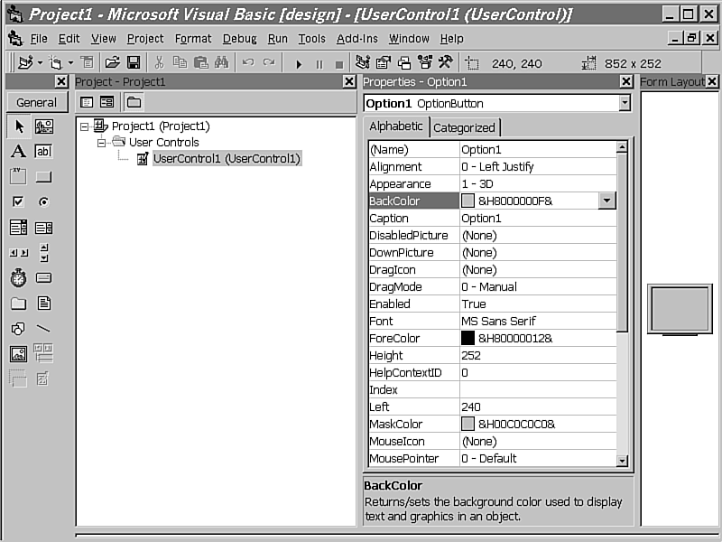Chapter 7 -- ActiveX and Visual Basic